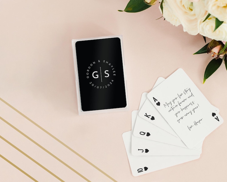 Personalized Guest Book Cards - Guest Book Alternative - Custom Logo ...