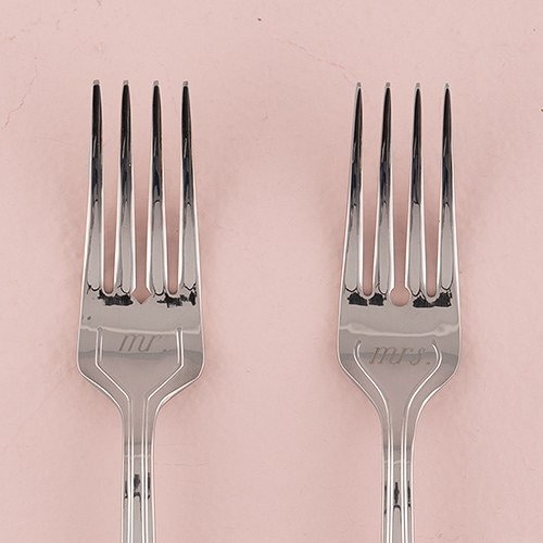 Engraved Fork Set Wedding Keepsake Fork Set I Do Vintage | Etsy