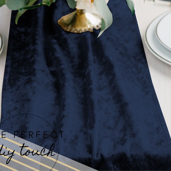 Navy Table Runner - Etsy