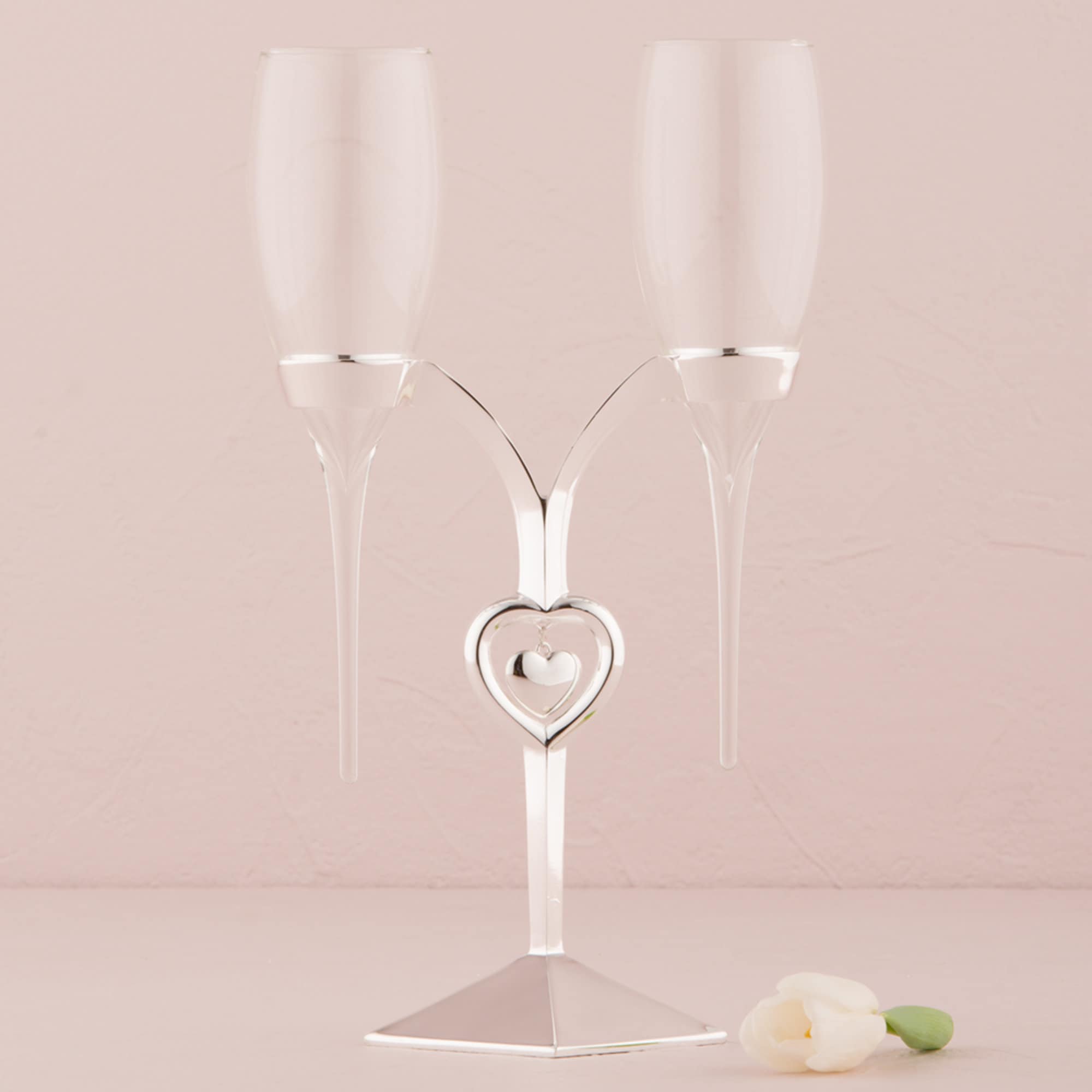 Engraved Wedding Toasting Flutes - Personalized - Glass Flutes With ...