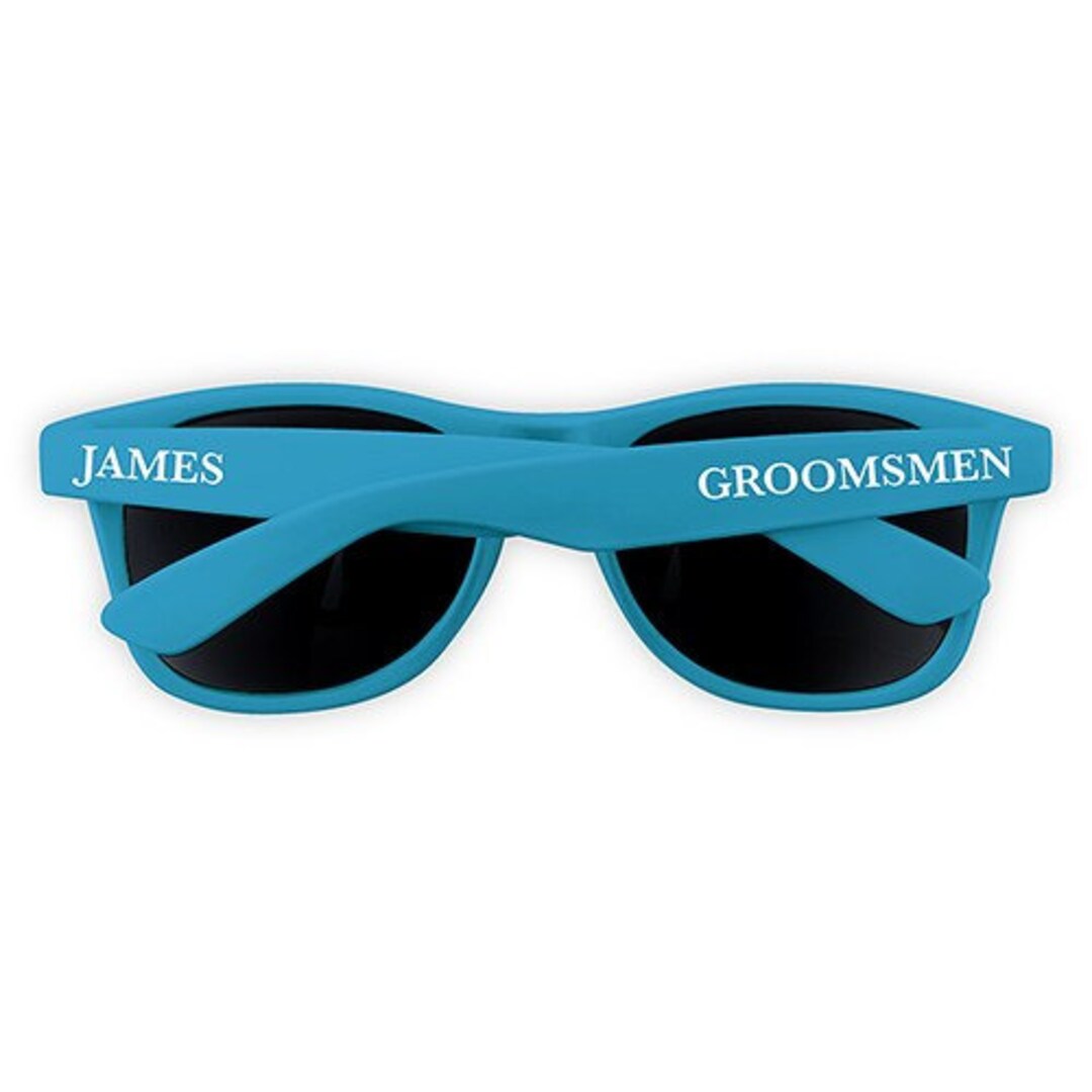 Personalized Sunglasses - Light Blue Sunglasses - Fraternity - Grad ...