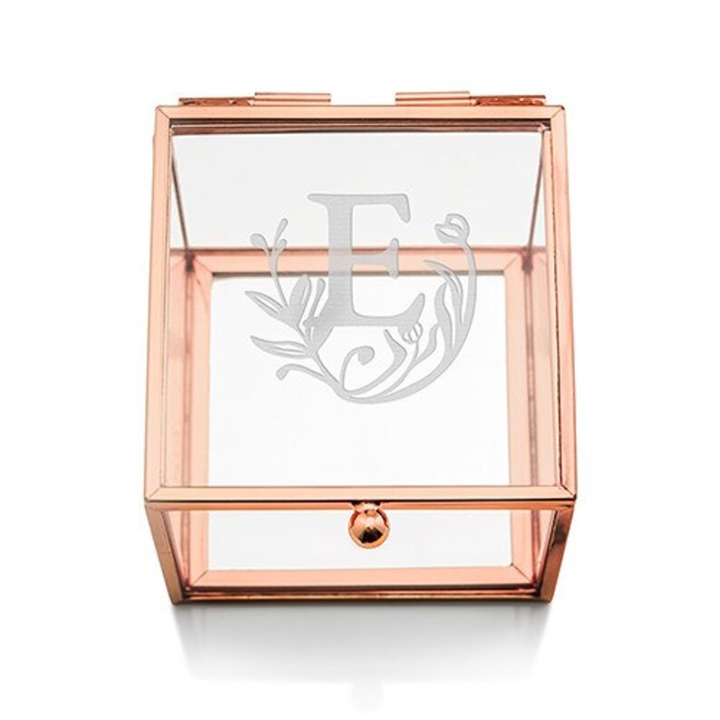 Fairy Tale Inspired Glass Jewelry Box - Rose Gold Jewelry Box ...