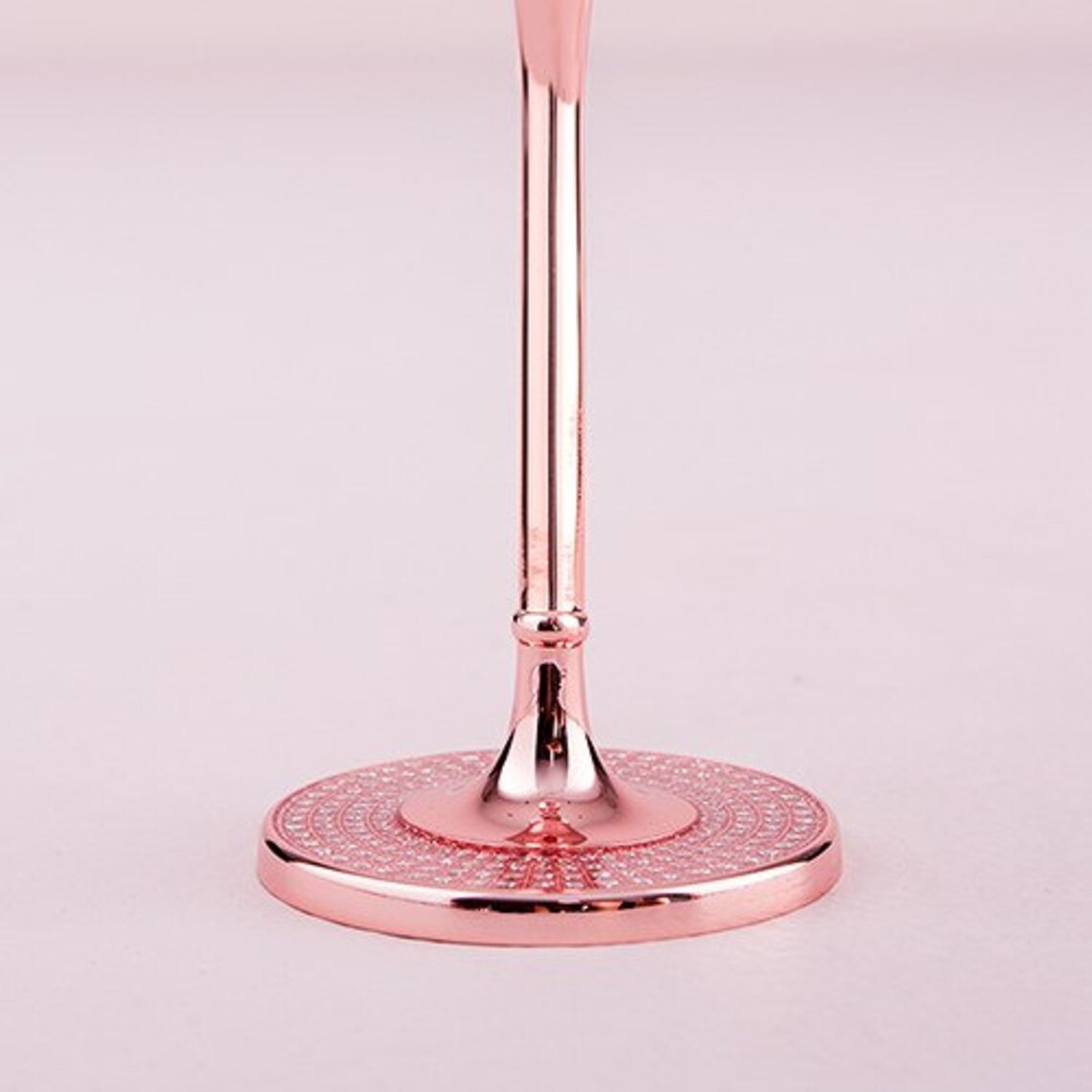 Rose Gold Engraved Wedding Toasting Flutes - Champagne Flutes - Custom ...