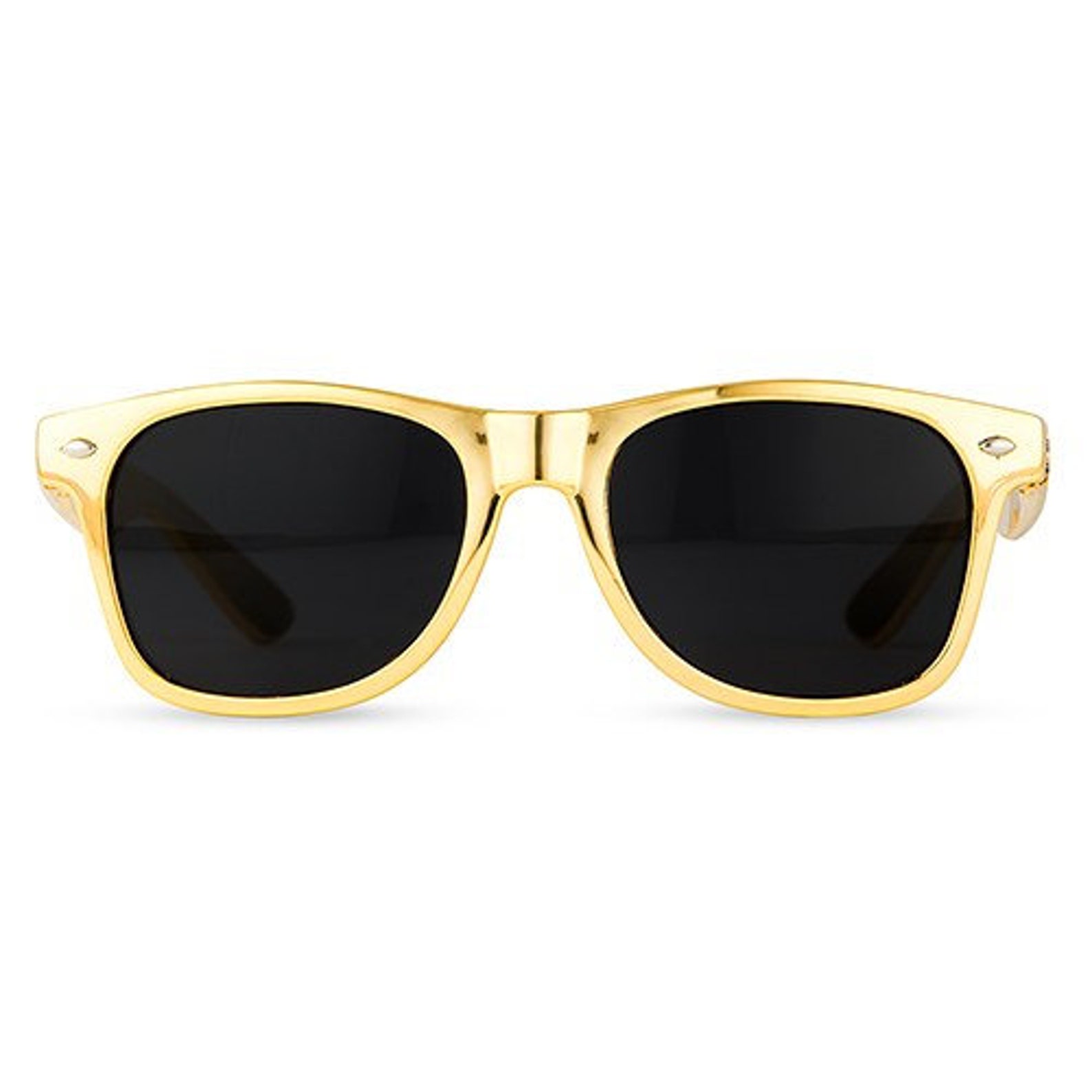 Metallic Gold Sunglasses - Personalized Sunglasses - Best Friends ...