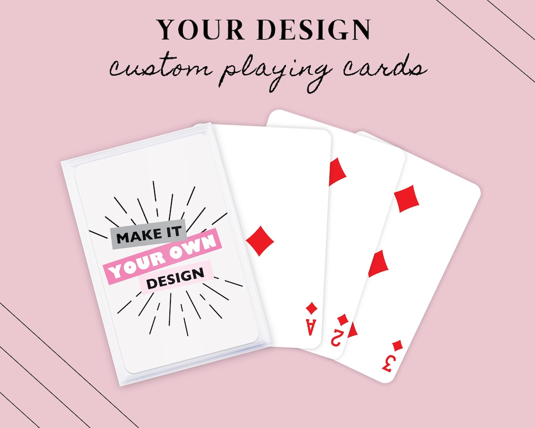Custom Logo Playing Cards - Personalized Playing Cards With Your Design ...