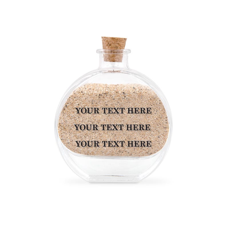 Custom Sand Ceremony Keepsake Jar - Beach Wedding - Honeymoon Memento ...