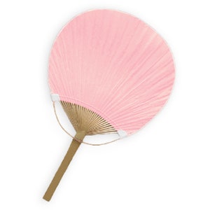 Bamboo Handle Paddle Fans - Paper Paddle Fans - Wedding Favor - Summer ...