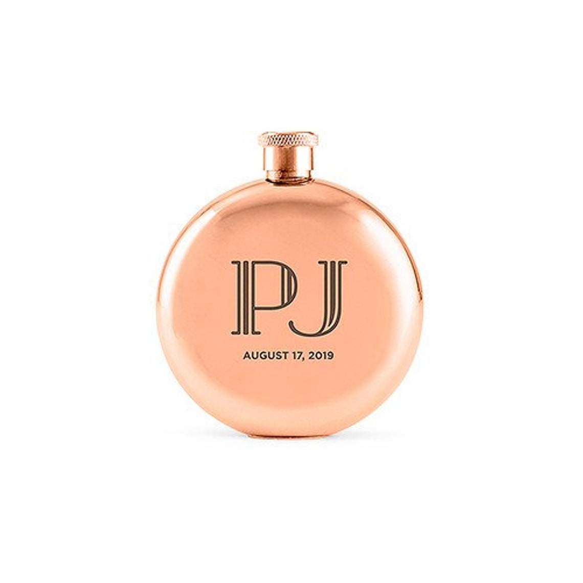 Rose Gold Custom Flask Rose Gold Hip Flask Engraved Flask - Etsy