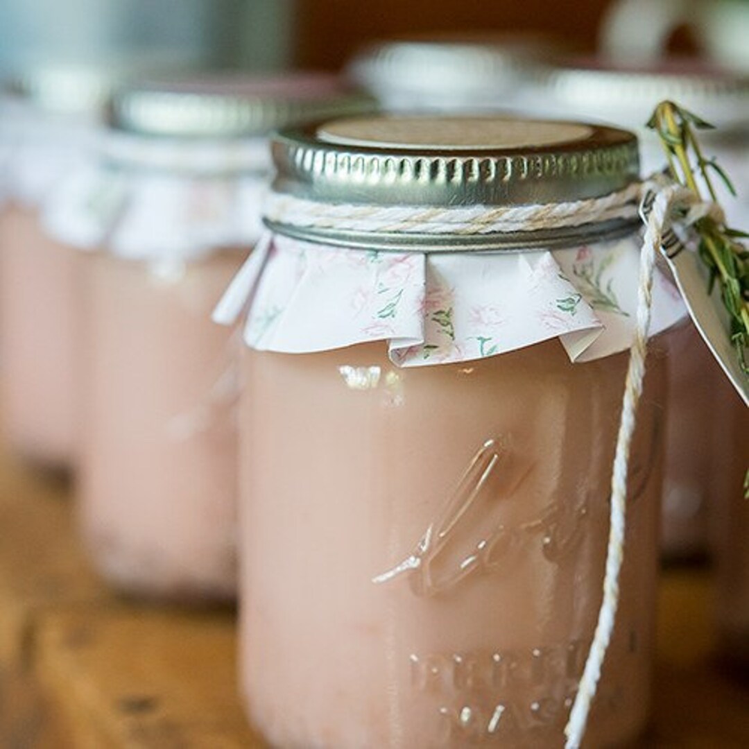 DIY Mason Jar Favor Kit - Mini Mason Jars - Set of 6 - Pack of 6 ...