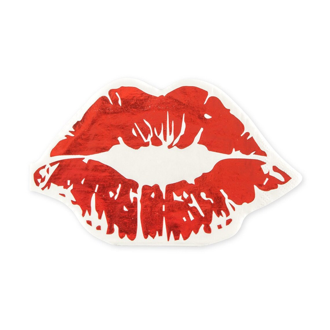 20 Piece Lip Shaped Disposable Party Napkins Kiss Print - Etsy Canada