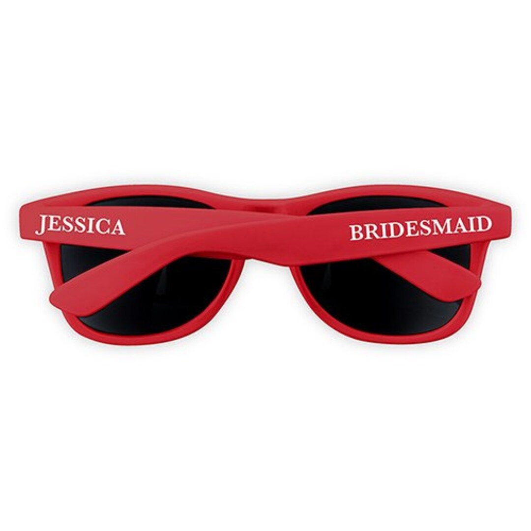 Red Sunglasses Personalized Sunglasses Sorority Grad Custom Sunglasses ...