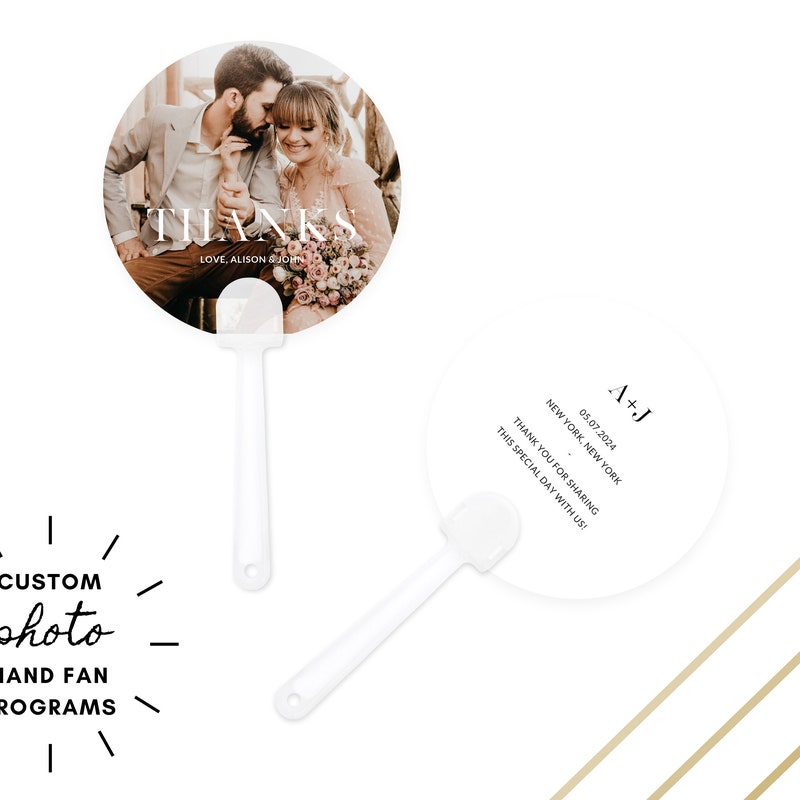 Personalized Hand Fans - Etsy