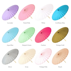 32" Paper Parasols for Wedding Pictures - Outdoor Wedding Ceremony ...