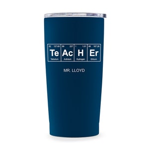 Personalized Teacher Travel Mug - Customized Stainless Steel Coffee Mug ...
