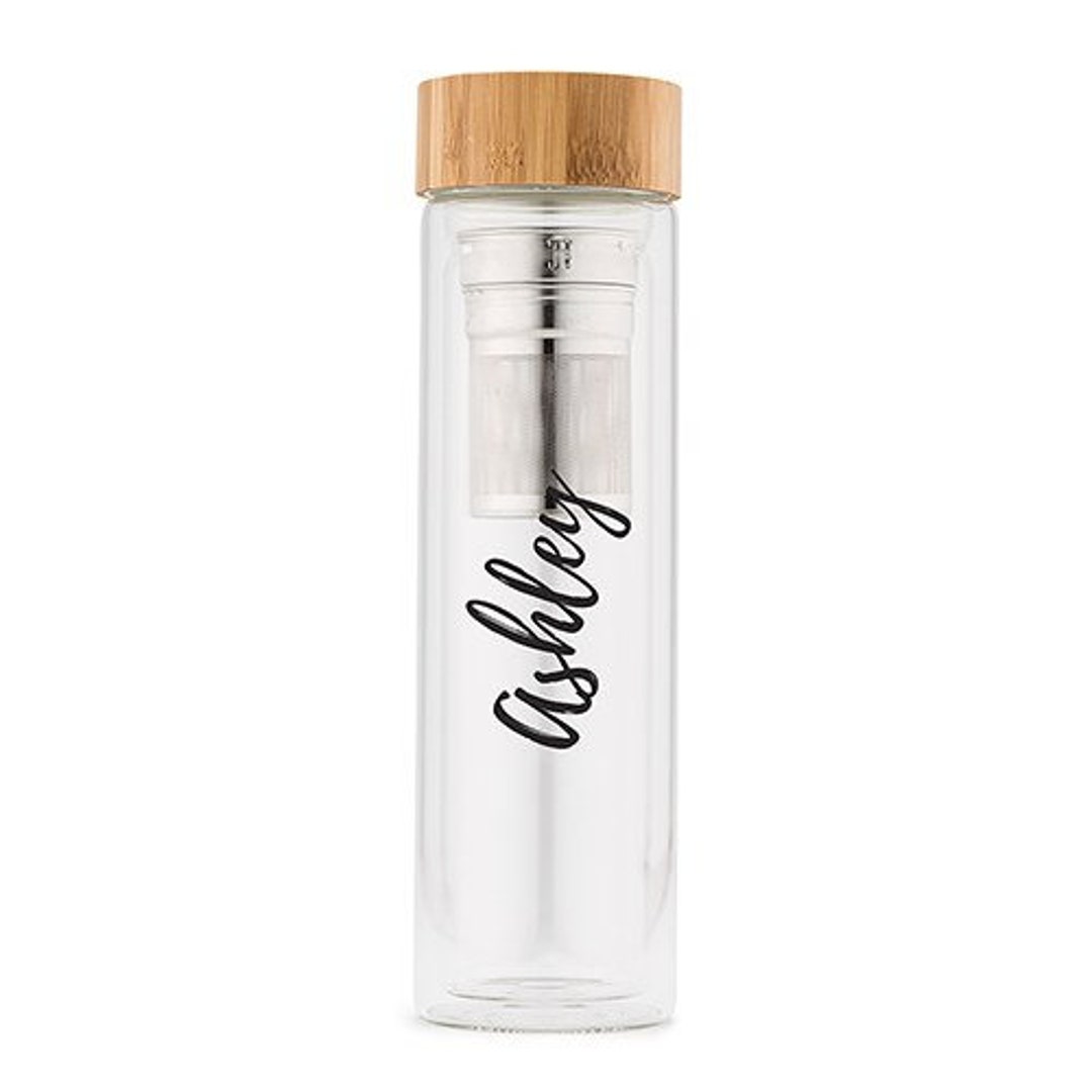 Personalized Tea Infuser - Glass Tea Infuser - Tea Lovers Bridal Shower ...