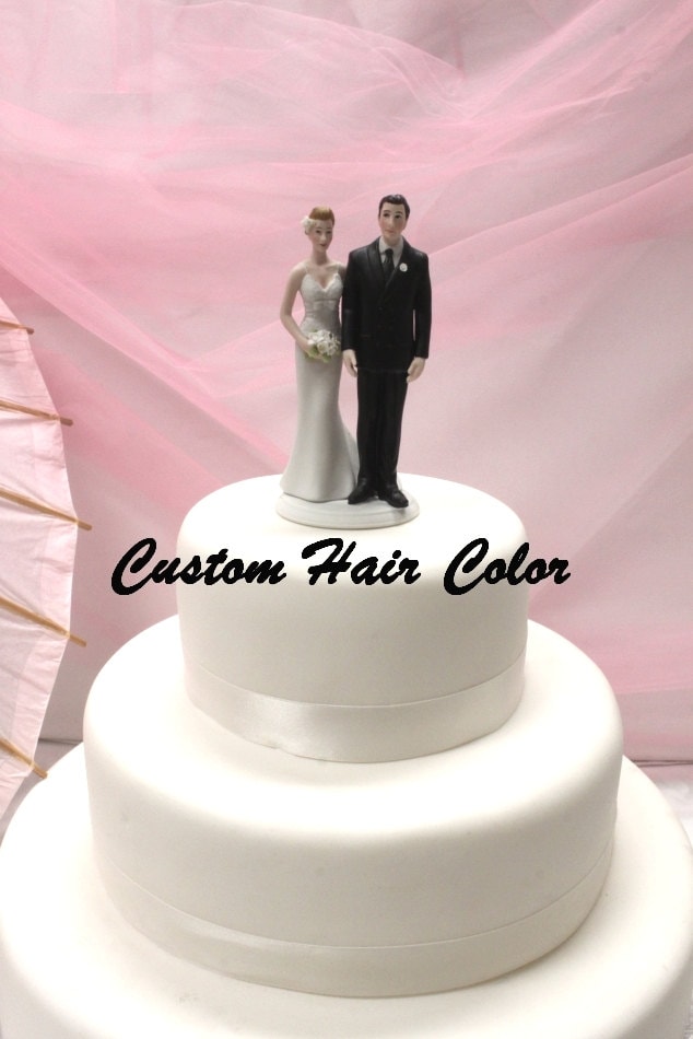 Personalized Wedding Cake Topper Funny Bride and Groom - Etsy