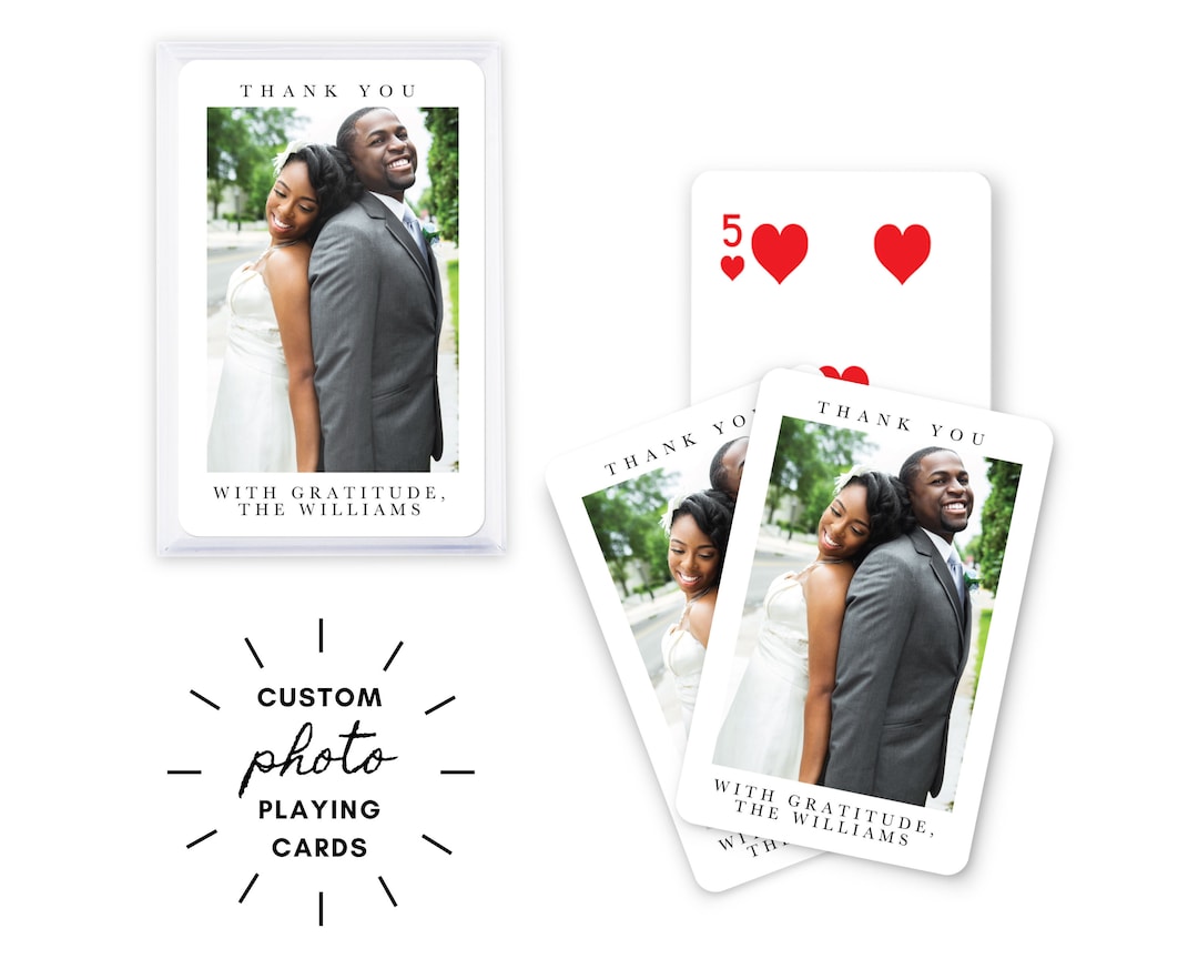 Personalized Playing Cards - Custom Photo Playing Cards - Custom ...