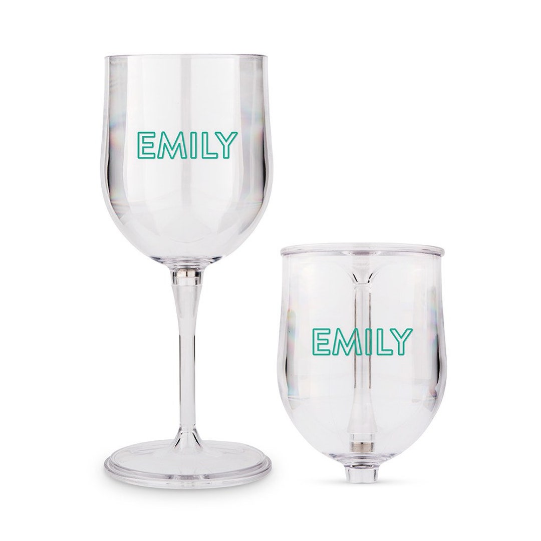 Personalized Portable Wine Glass - Shatterproof Wine Glass ...