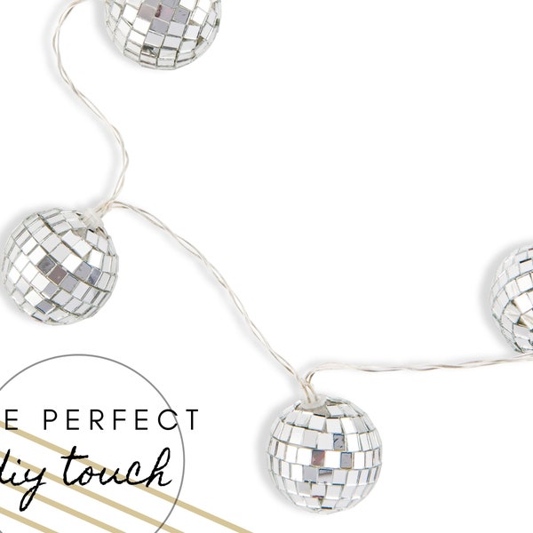 Disco Ball Decor String - Etsy