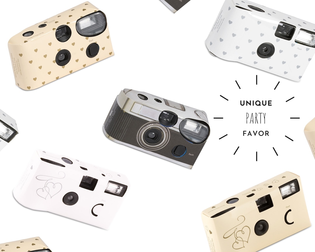 Disposable Camera - 5 Designs to Choose From - Wedding Favor - Photo ...