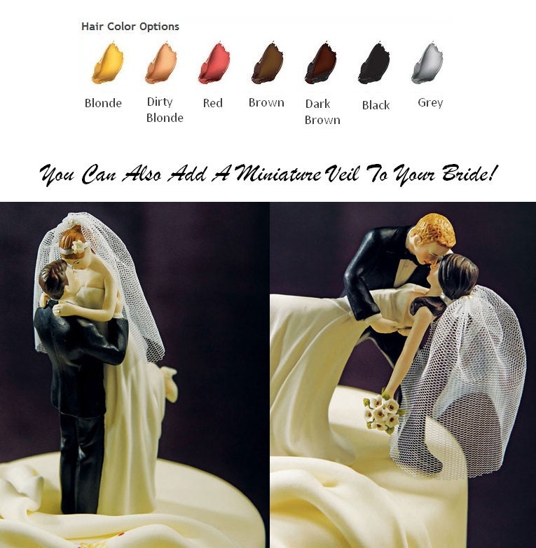 Custom Wedding Cake Topper Fishing Groom Hooked Bride | Etsy