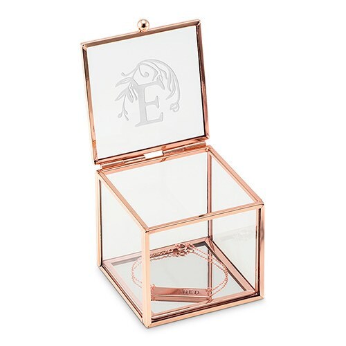 Fairy Tale Inspired Glass Jewelry Box - Rose Gold Jewelry Box ...
