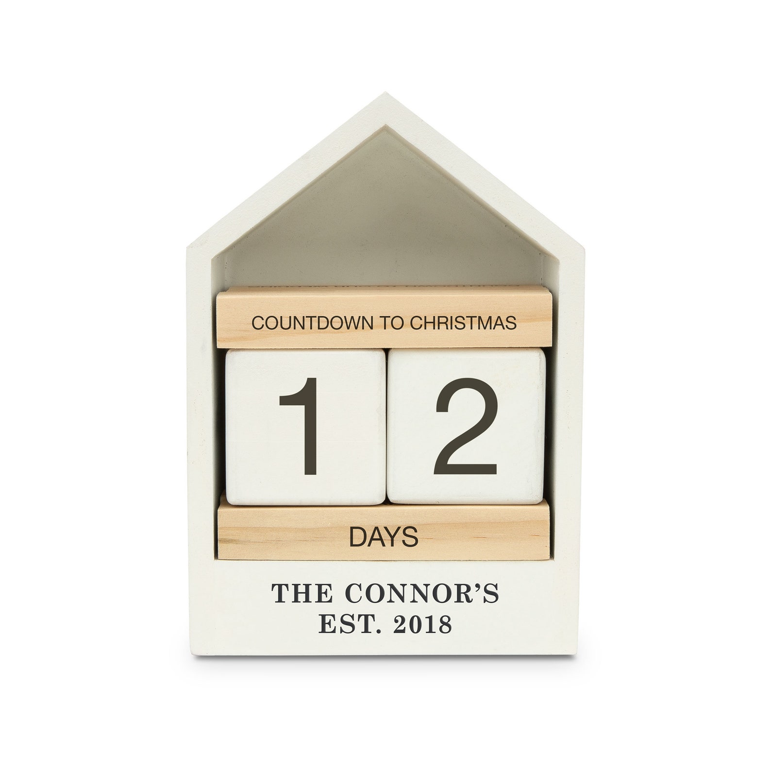Customized Countdown Calendar - Personalized Wedding Countdown ...