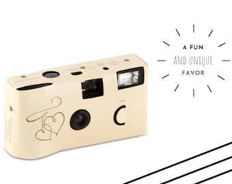 Set of 10 Personalised Disposable Camera Favour Gift Tags Labels for ...