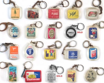 Mid century keychain | Etsy