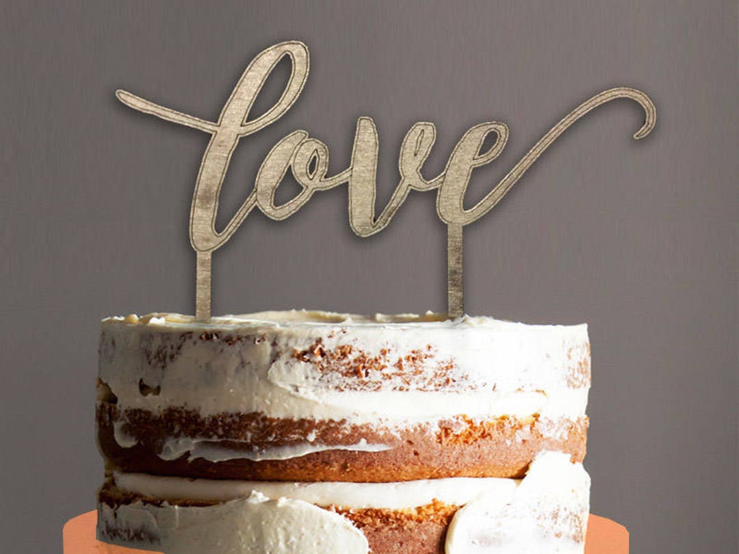 Love Cake Topper,personalized Cake Topper,wedding Cake Topper - Etsy