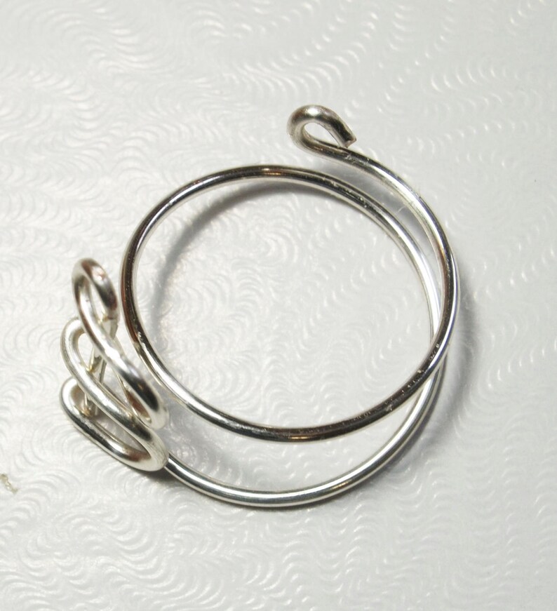 Initial c Wire Wrapped Ring - Etsy