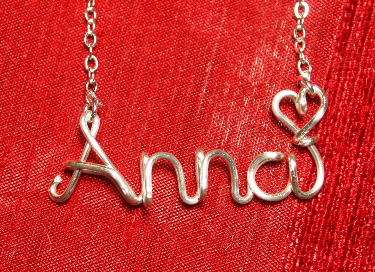 Anna name necklace store