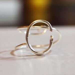 Initial "c" Wire Wrapped Ring - Etsy