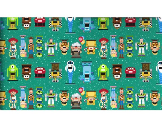 Hallmark Wrapping Paper Christmas Pixar Character Nutcrackers Green 70 ...