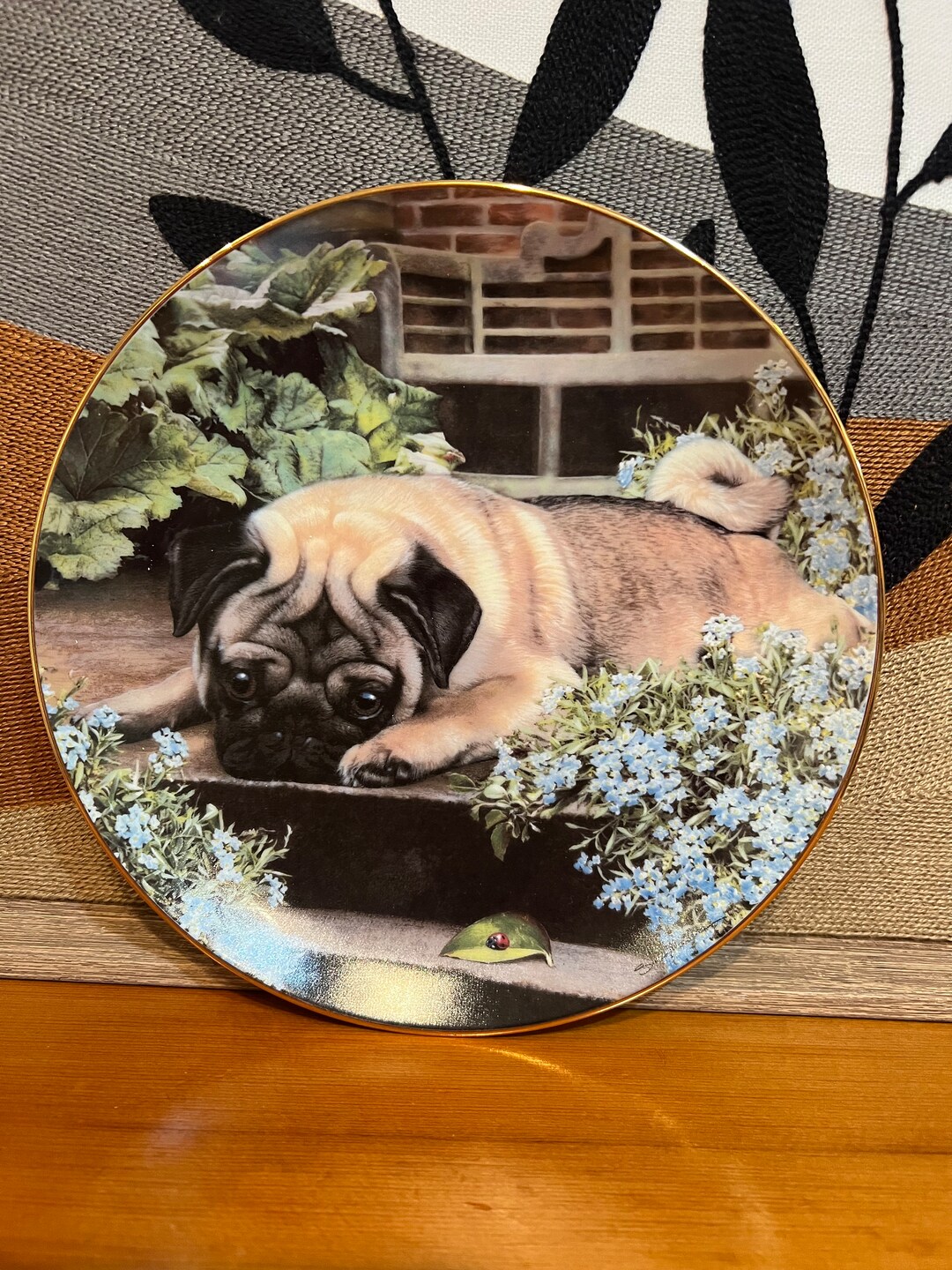A Pugs Life Collectable Plate - Etsy