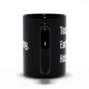 Tea - Earl Gray - Hot Mug, Black Ceramic Mug for Tng Fan, Trekkie Gift ...