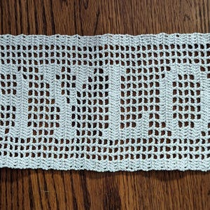 Personalized Crochet Name Doily for Lace Wedding Keepsake Gift - Etsy