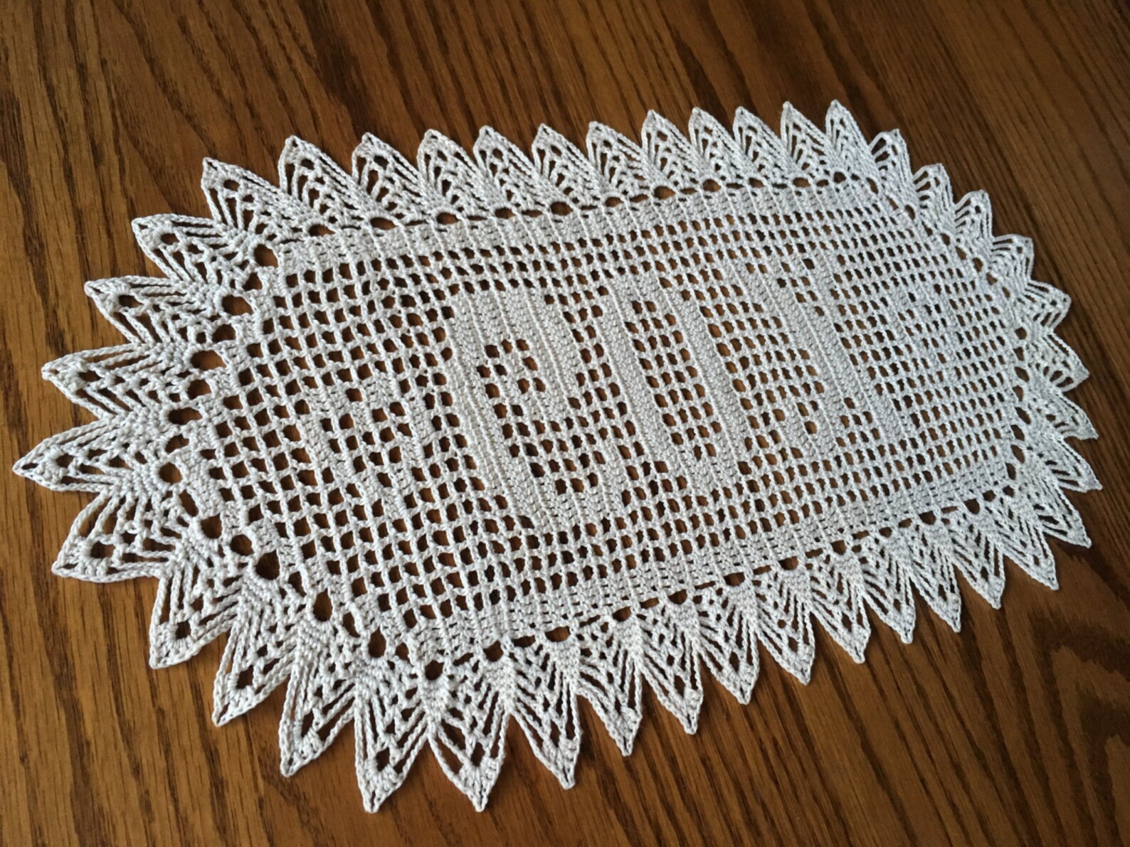 Personalized Crochet Name Doily for Lace Wedding Keepsake Gift - Etsy