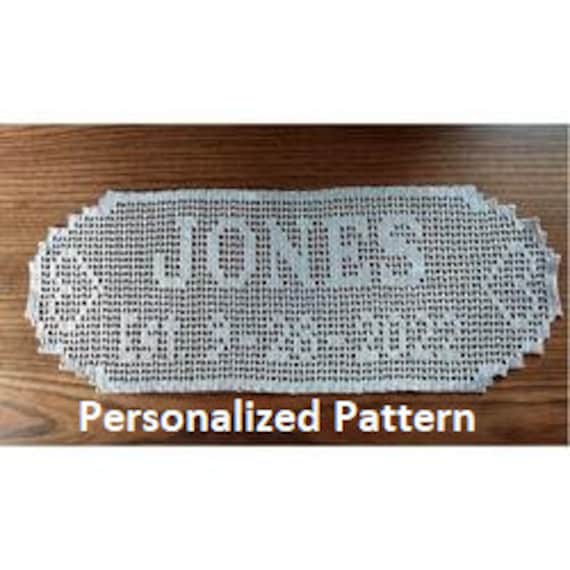 Free Crochet Name Doily Pattern Crochet Name Doily Products For Sale