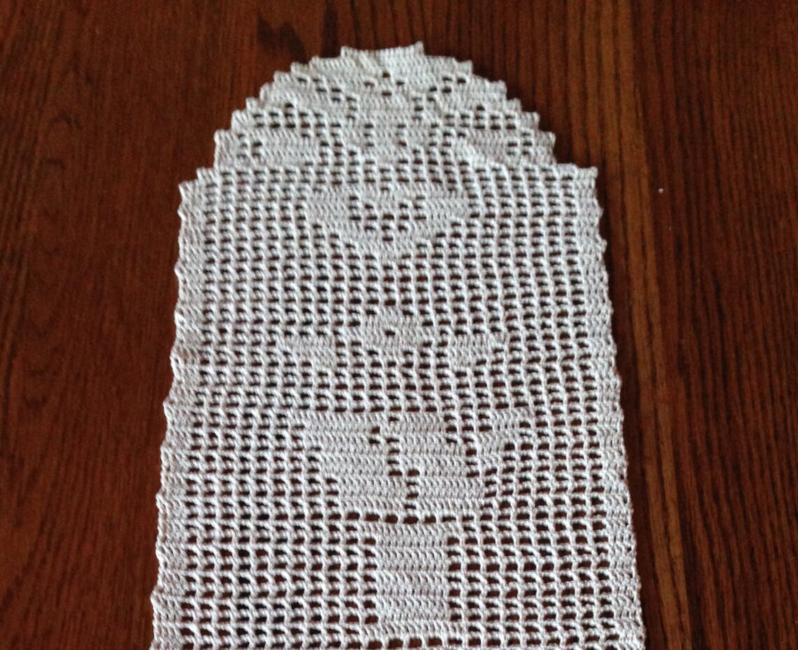 Filet Crochet Family Heirloom Name Doily - Etsy