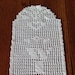 Filet Crochet Family Heirloom Name Doily for Wedding Gift - Etsy