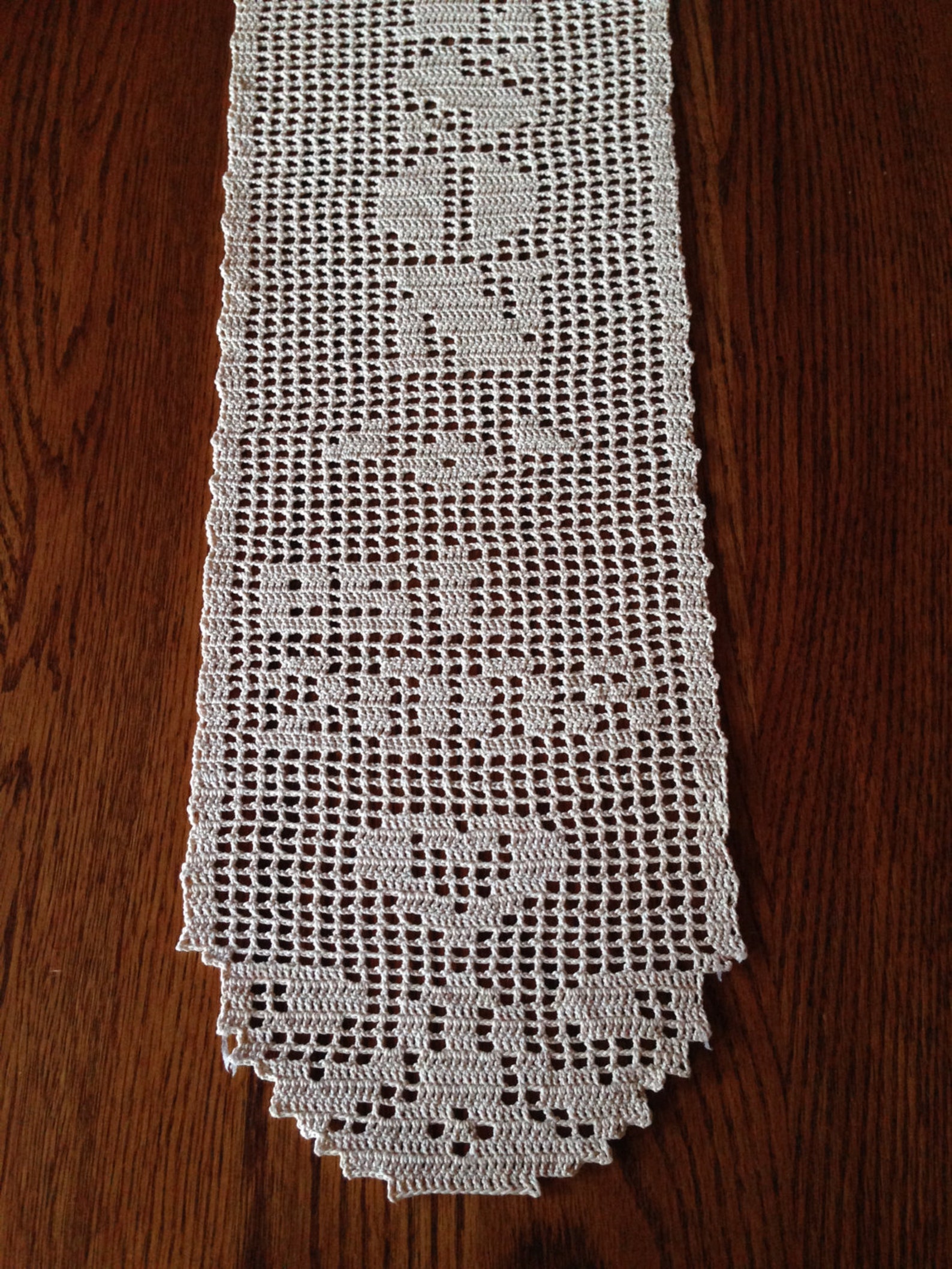Filet Crochet Family Heirloom Name Doily - Etsy