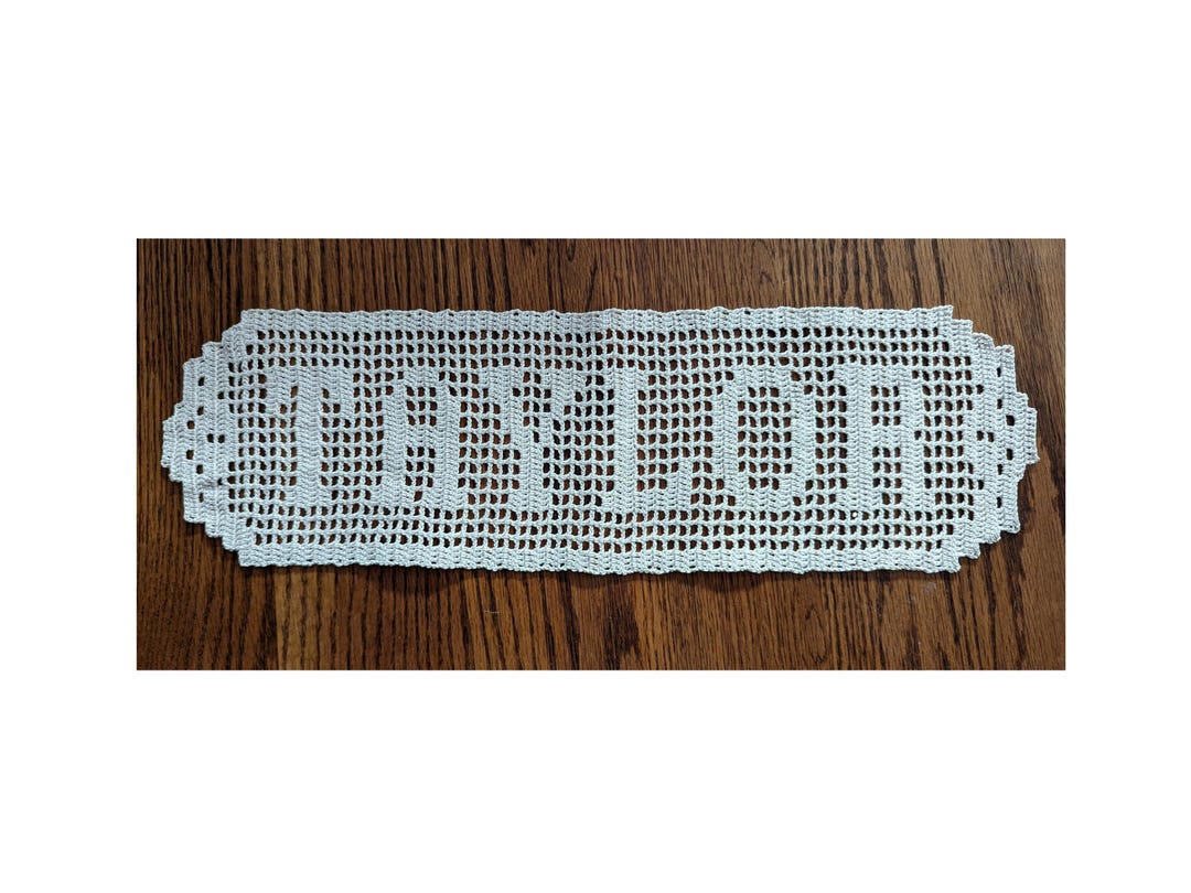 Personalized Crochet Name Doily for Lace Wedding Keepsake Gift - Etsy