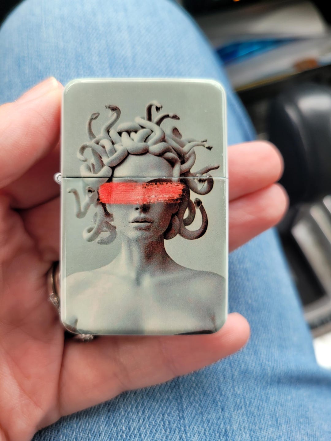 Gothic Medusa Lighter | Mythic Goddess | Modern Art Smoke Accessory ...