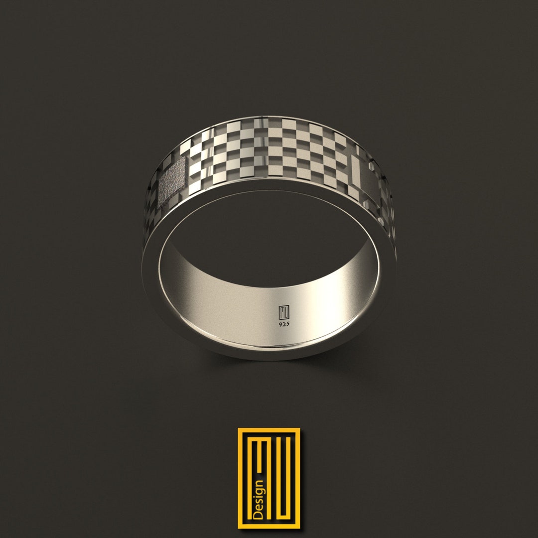 Ring With Masonic Tiles - Etsy