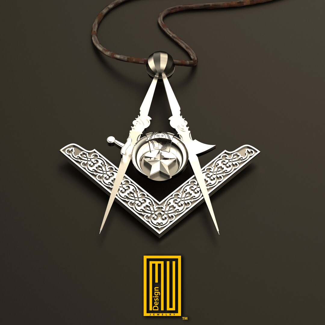 Masonic Pendant AAONMS Shriner Scimitar - Etsy