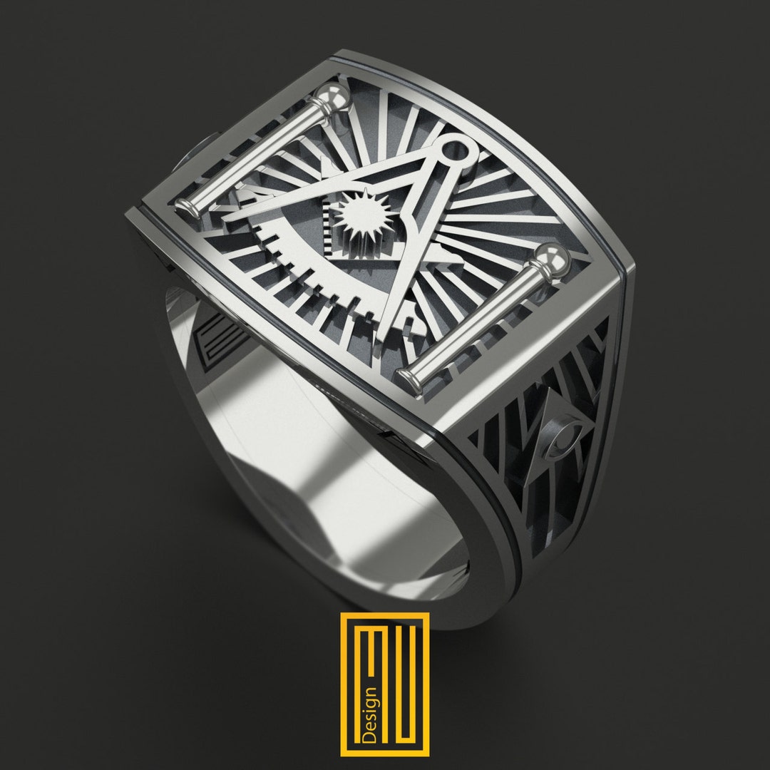 Past Master Ring Sterling Silver - Etsy