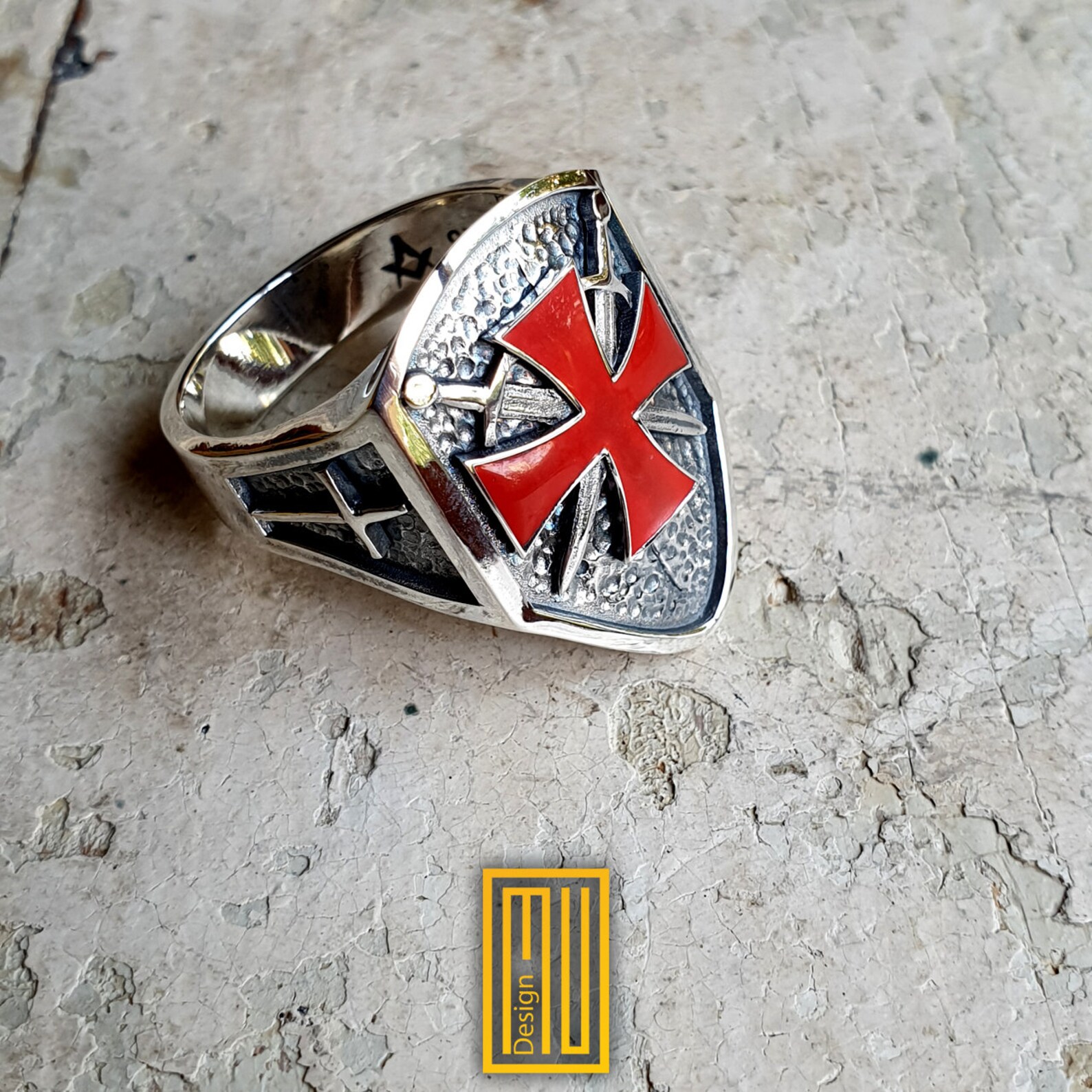 The Knights Templar Ring - Etsy UK
