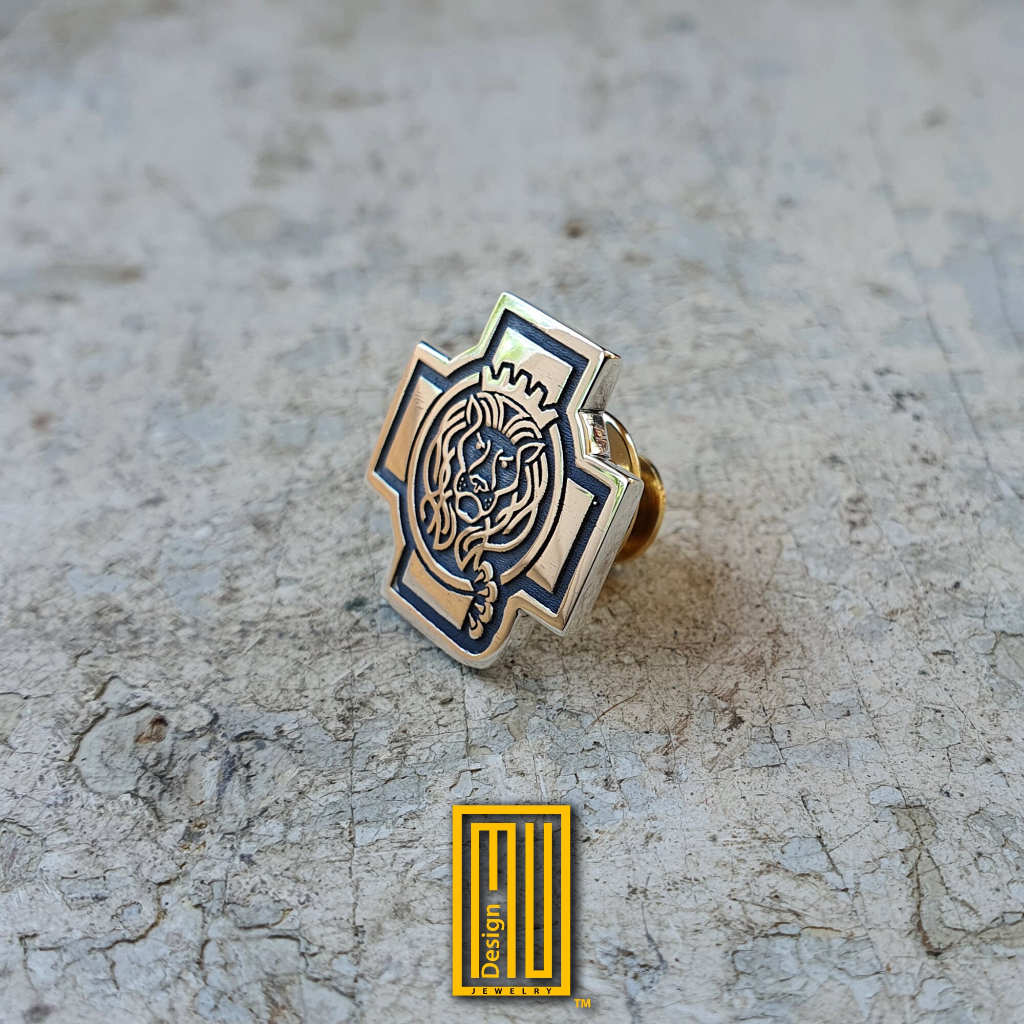 The Lion of Judah Lapel Pin - Etsy UK