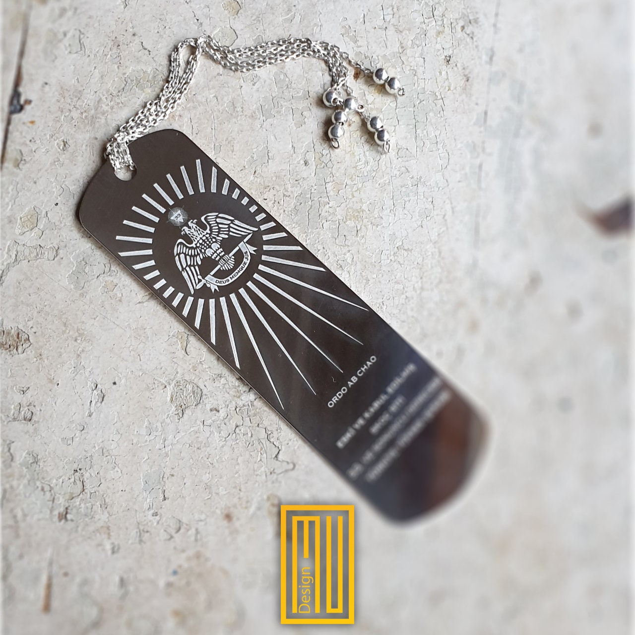 Masonic Bookmark 925K Sterling Silver | Etsy